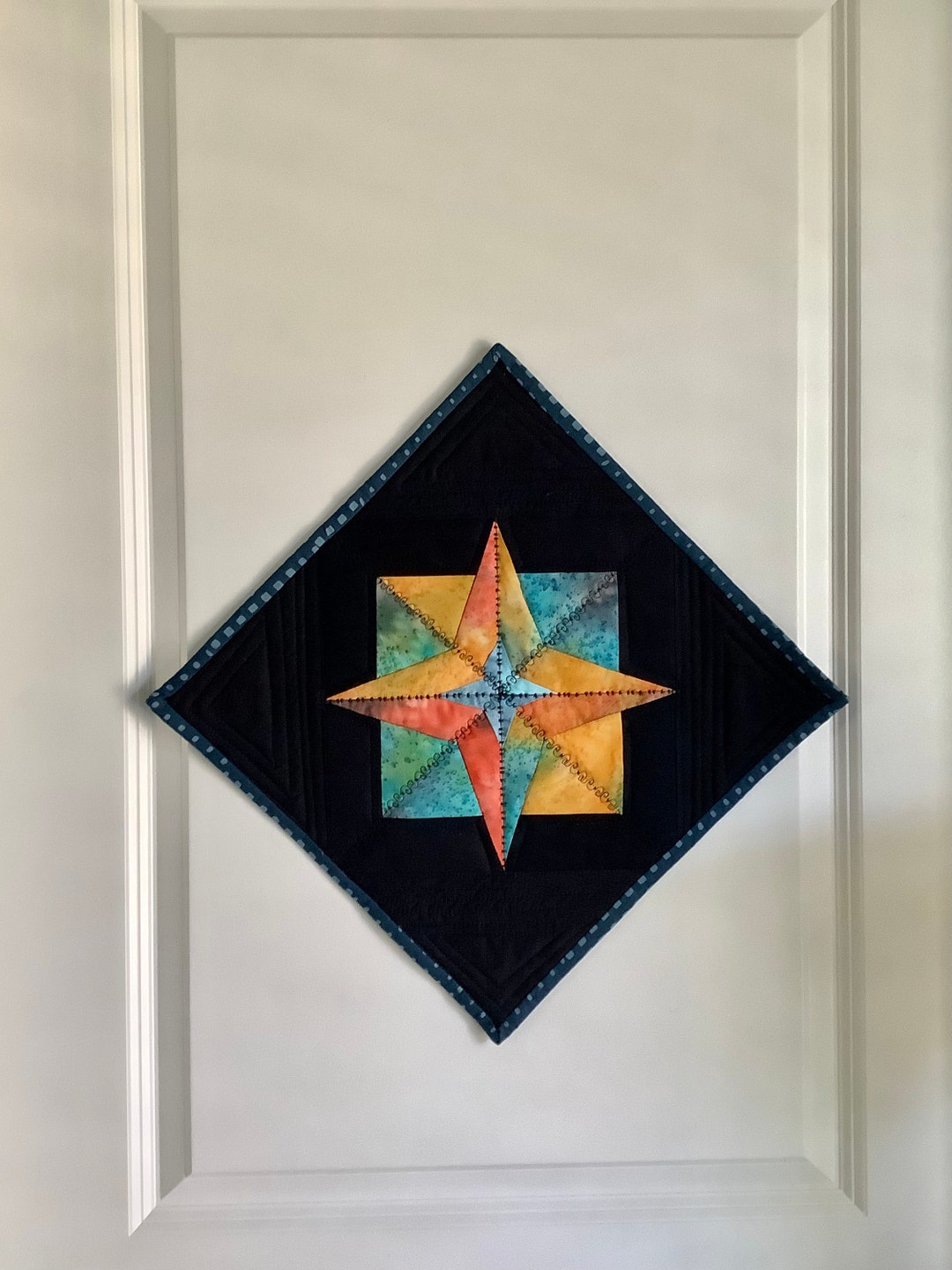 Wall Decor/ Stars/ Modern / Paper Piecing/ Small Spaces/ EPP/ Paper ...