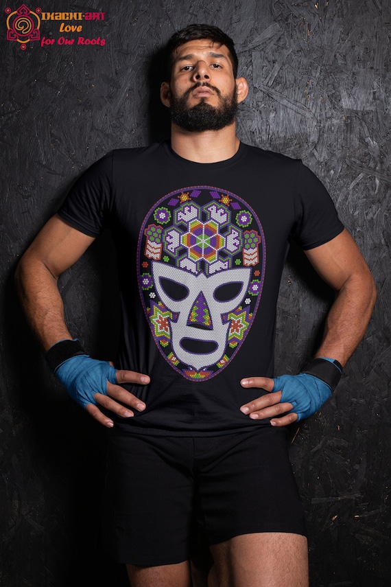 Mexicaanse Worstelaar Kostuum Twee Gemaskerde Lucha Libre Worstelaars