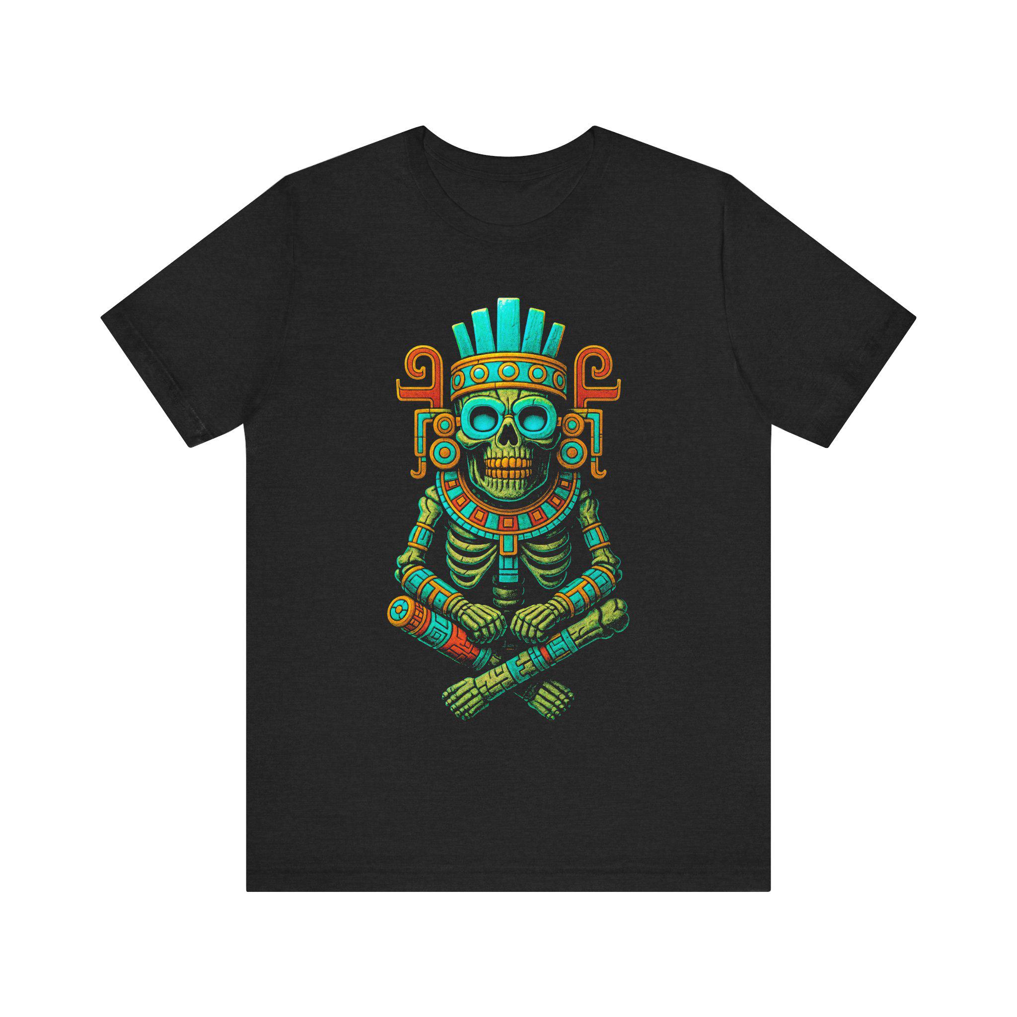 Tlaloc Aztec Rain God T-shirt: Mexican Skull Streetwear - Etsy