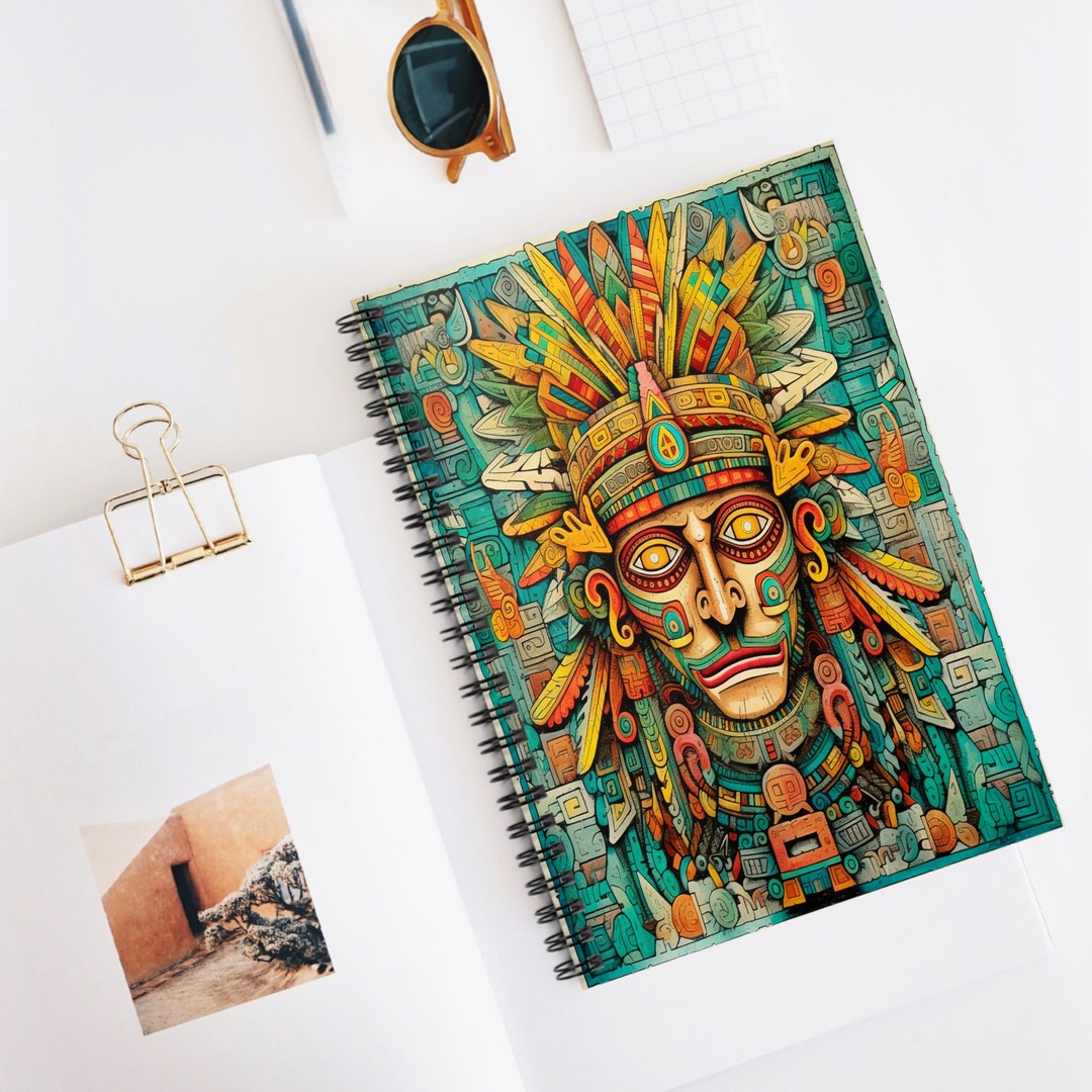 Aztec Warrior to Do List Notebook Aztec Art Print Cute Boyfriend Gift ...