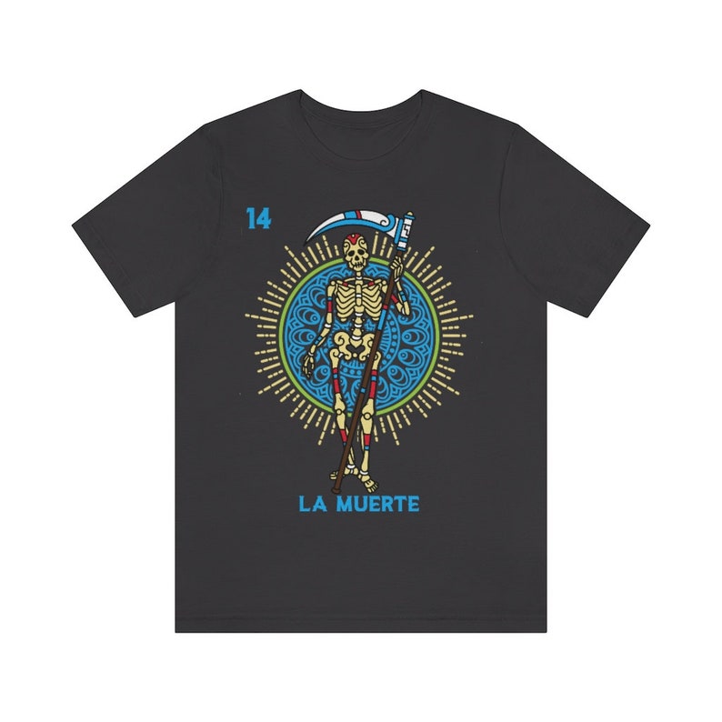 Loteria Mexicana La Calavera T-shirt: Day of the Dead Art, Traditional ...