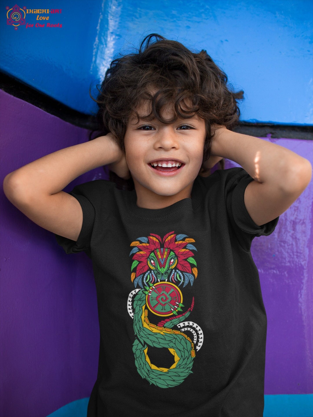Quetzalcoatl Mexican Tshirt Aztec Art Print Best Kids Clothes - Etsy