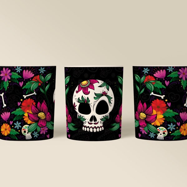 Skull Tea Cup - Etsy