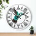 Unique Wall Clock Hummingbird Print Battery Wall Clock - Etsy