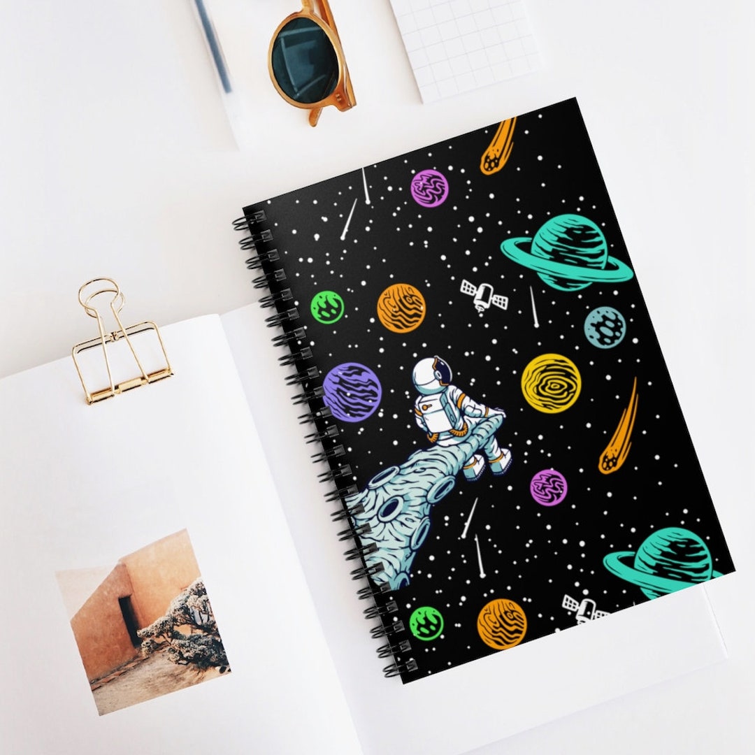 Astronaut Spiral Notebook: Space Age Reading Journal - Etsy