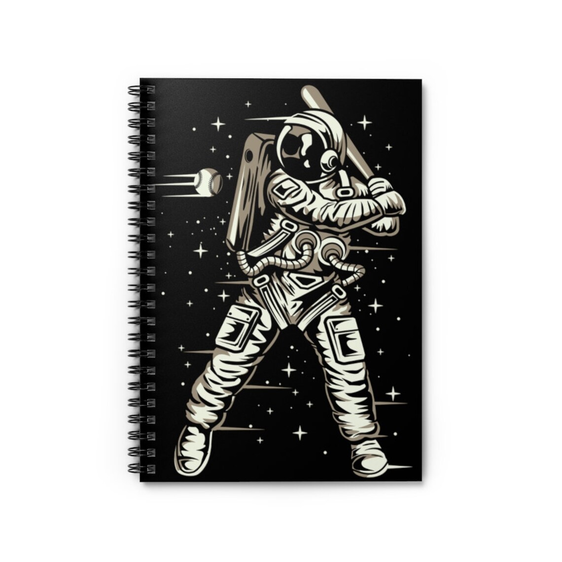 Space age design cute notebook astronaut theme notebook with | Etsy