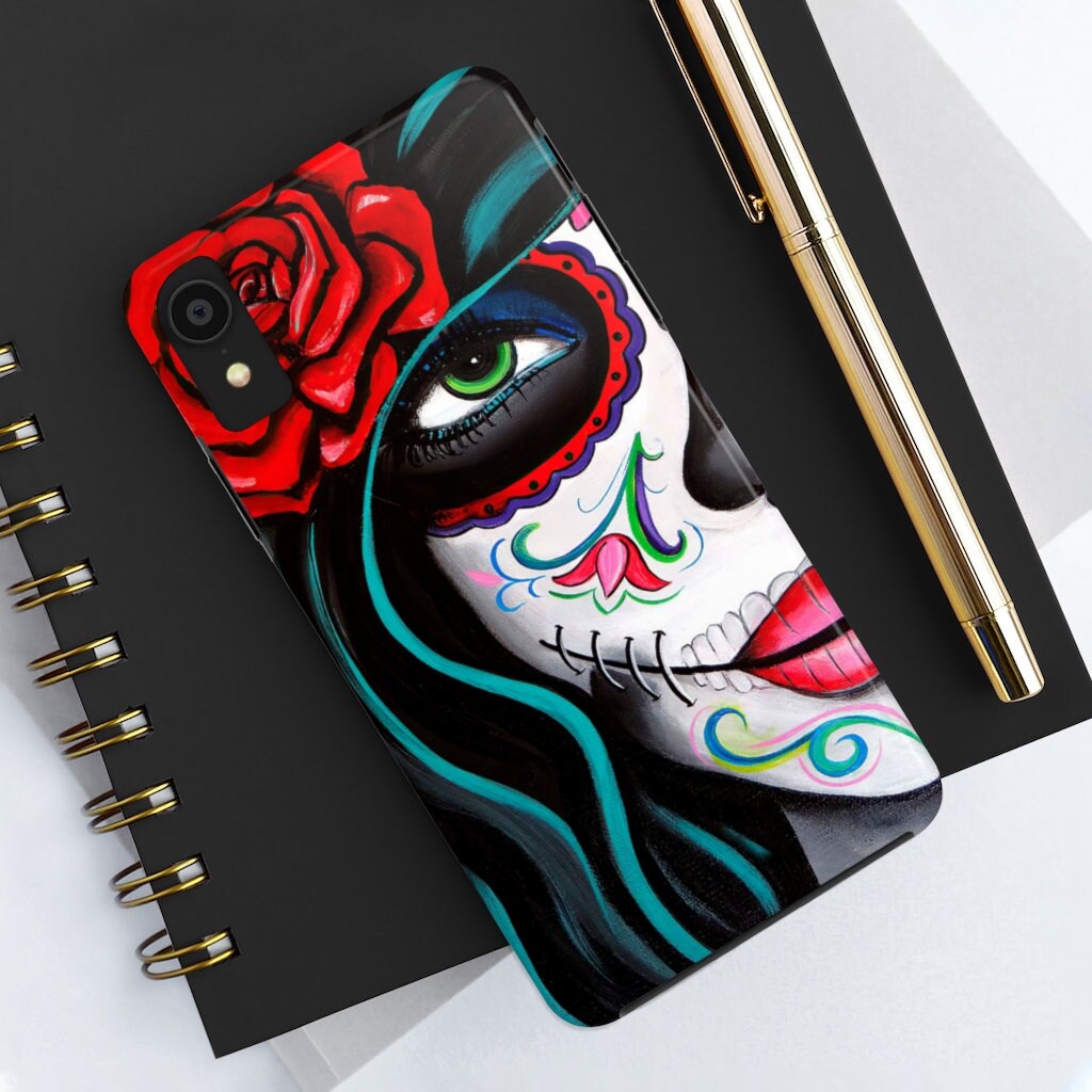 Tough phone case catrina mexicana custom iphone 11 case custom | Etsy