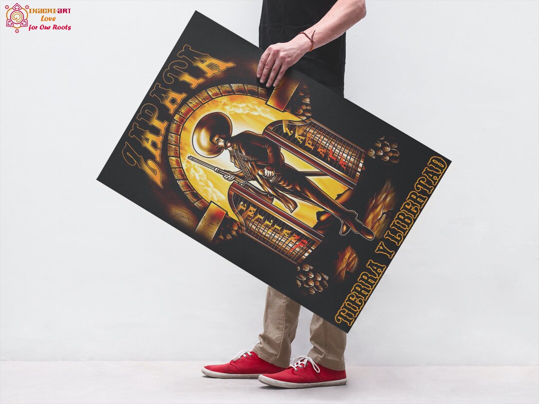 Zapata Poster Revolutionary Mexican Wall Art Print Decor for Home - Etsy