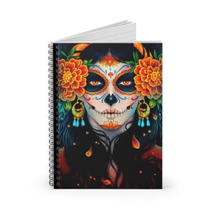 Catrina Mexicana Regalo Para Mujer Cute Notebook Folk Art Mexico ...