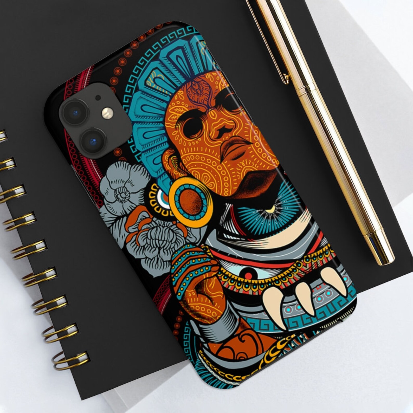 Tough Phone Case Mexican Original Art Aztec Art Print Custom - Etsy