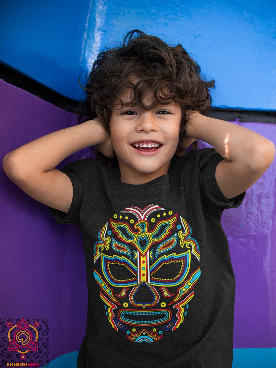 Cool Mexican Lucha Libre Wrestling T-shirt for Kids Vintage Graphic ...