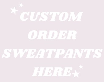 Screen Printed Sweatpants | Etsy
