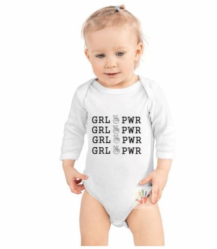 Girl Power Baby Onesie® | Feminist Baby Onesie® | Girl Power Baby ...