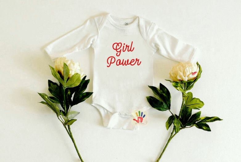 Girl Power Baby Onesie® Feminist Baby Onesie® Girl Power - Etsy