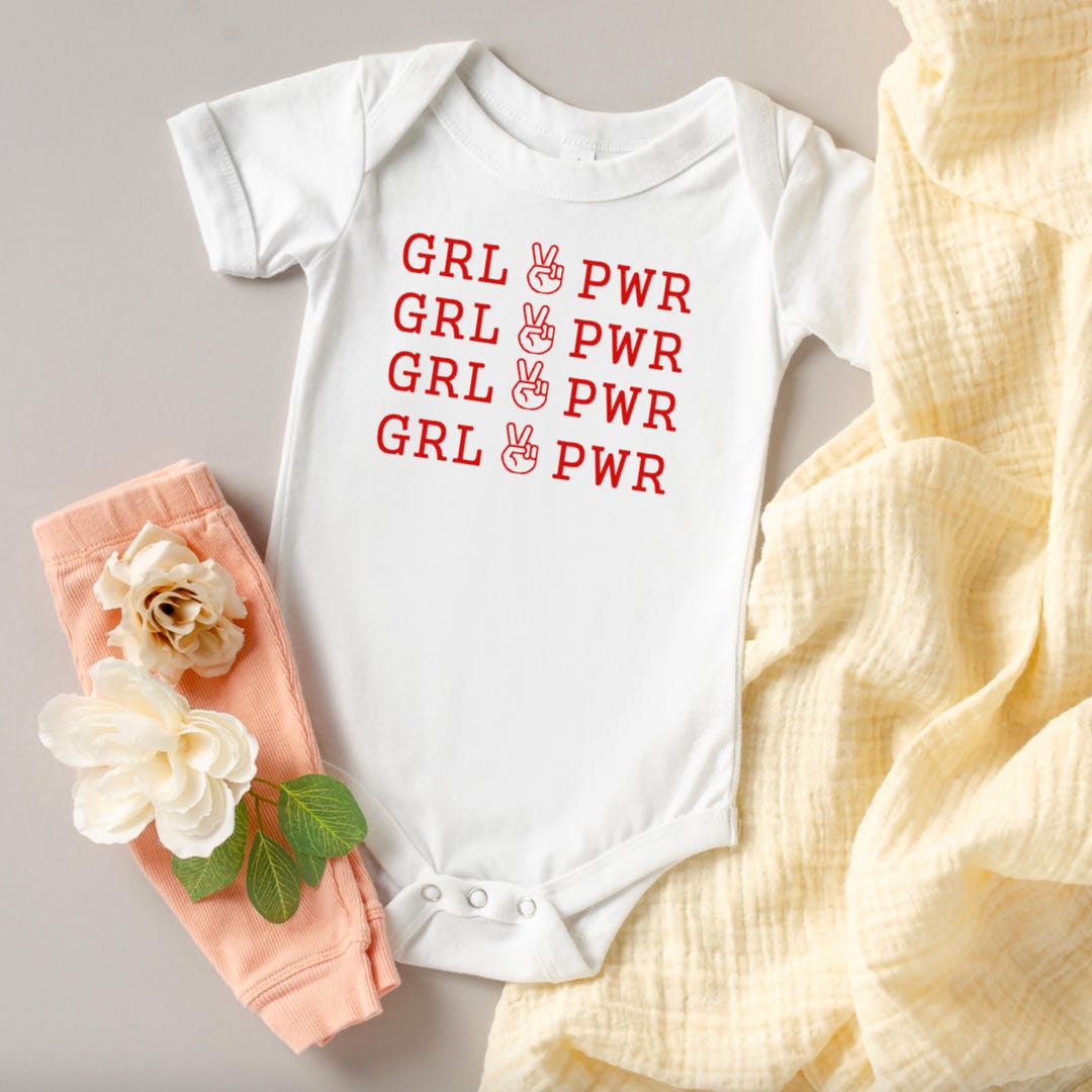 Girl Power Baby Onesie® | Feminist Baby Onesie® | Girl Power Baby ...