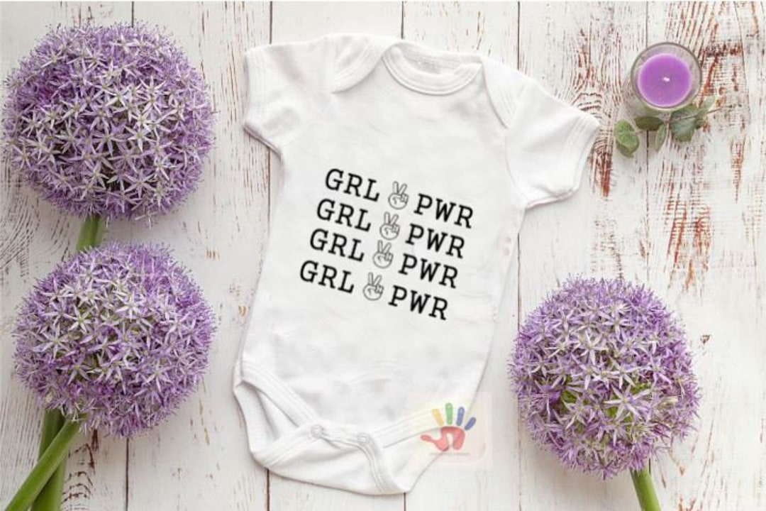 Girl Power Baby Onesie® Feminist Baby Onesie® Girl Power Baby Shower ...