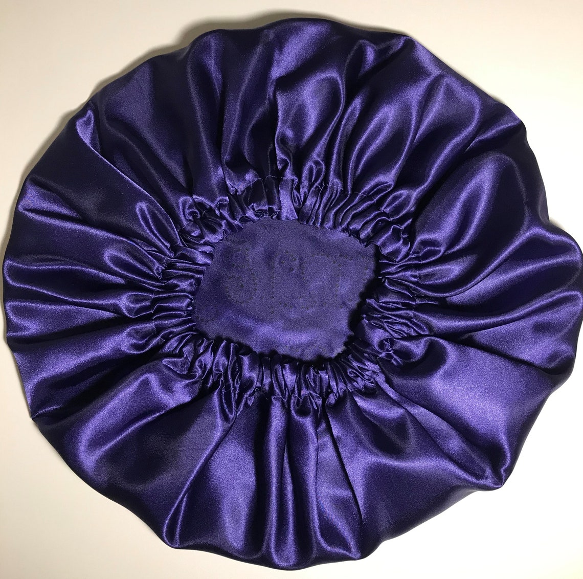 Large adult purple satin bonnet in All Natural No Lye | Etsy