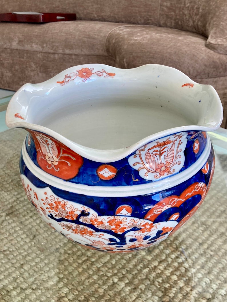 Imari Style Cache Pot - Etsy