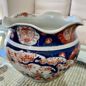 Imari Style Cache Pot - Etsy