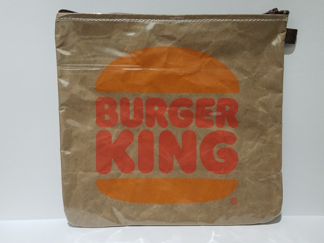 BURGER KING Upcycled Zipper Pouchrecycled Zipper Purse - Etsy