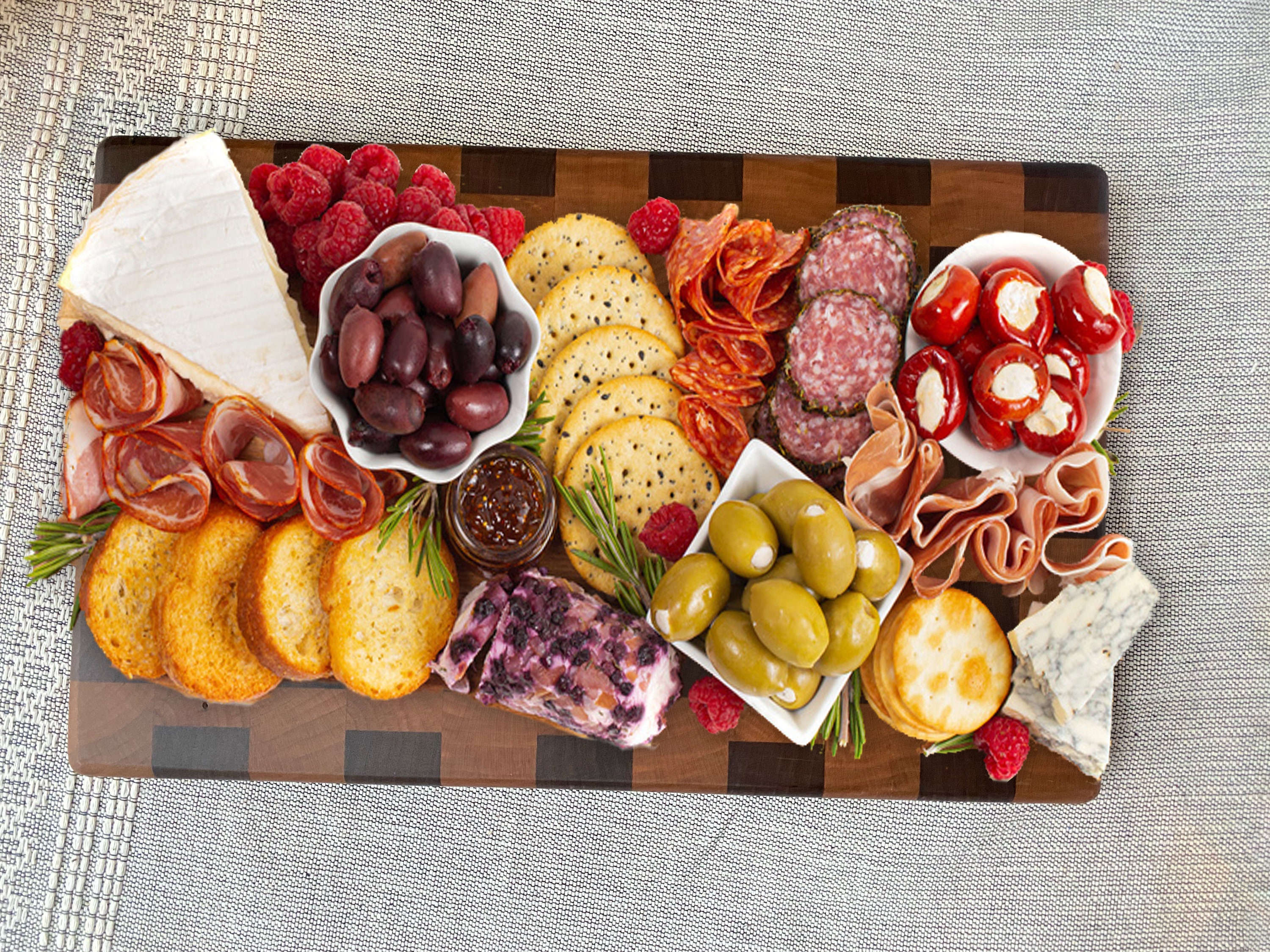 Charcuterie Board - Cutting Board - Reclaimed Walnut and Cherry - Eco ...