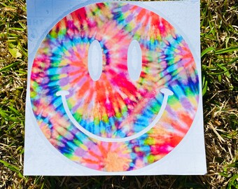 Smiley Face Decal - Etsy
