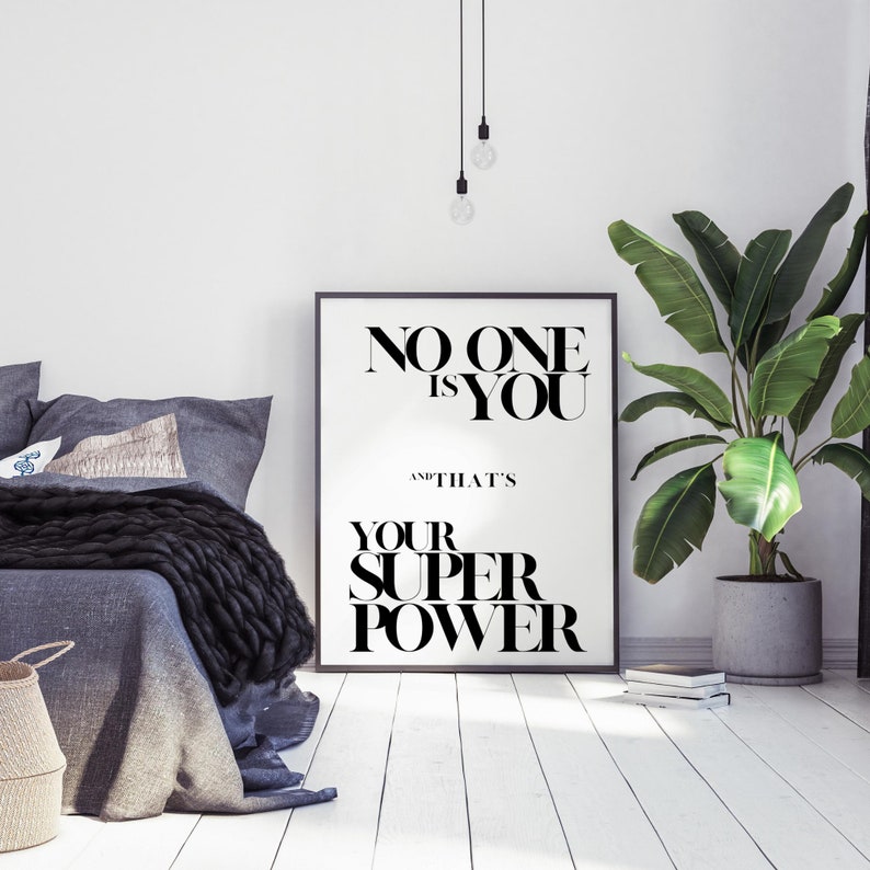 No One is You That's Your Super Power * Motivational Inspirational ...