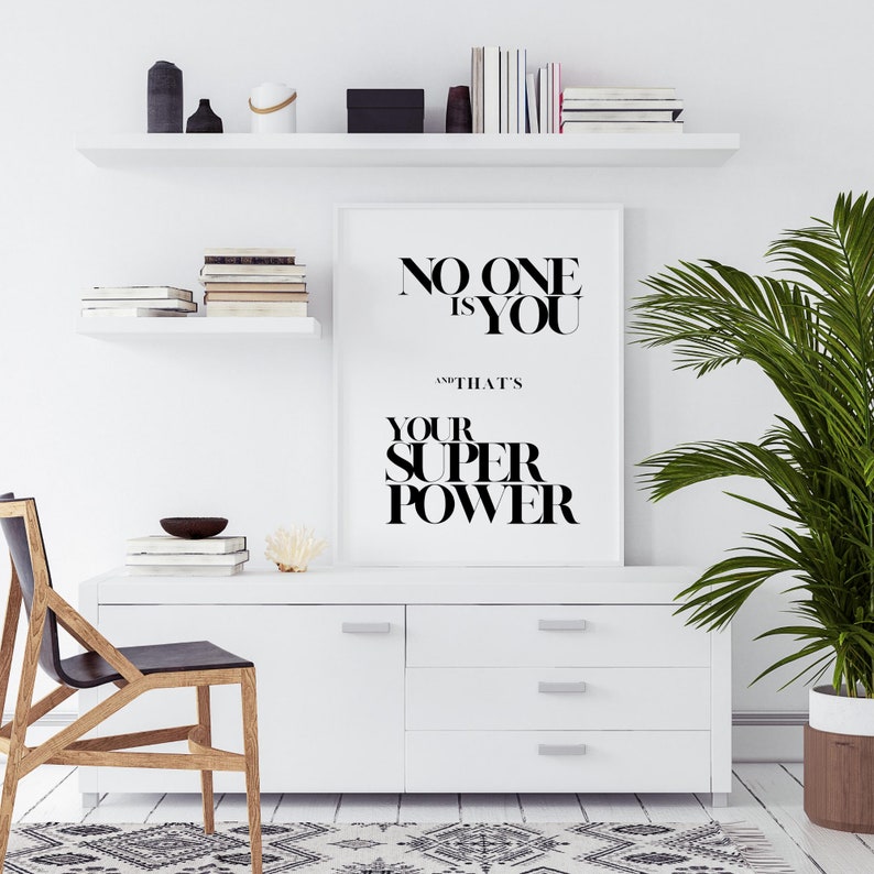 No One is You That's Your Super Power * Motivational Inspirational ...