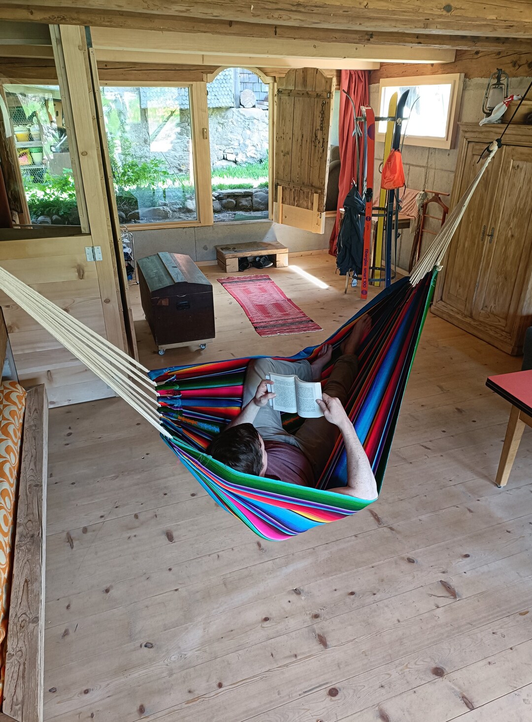 Large Fabric Hammock "la Típica" (L) - Handmade on Mayan Looms - in ...