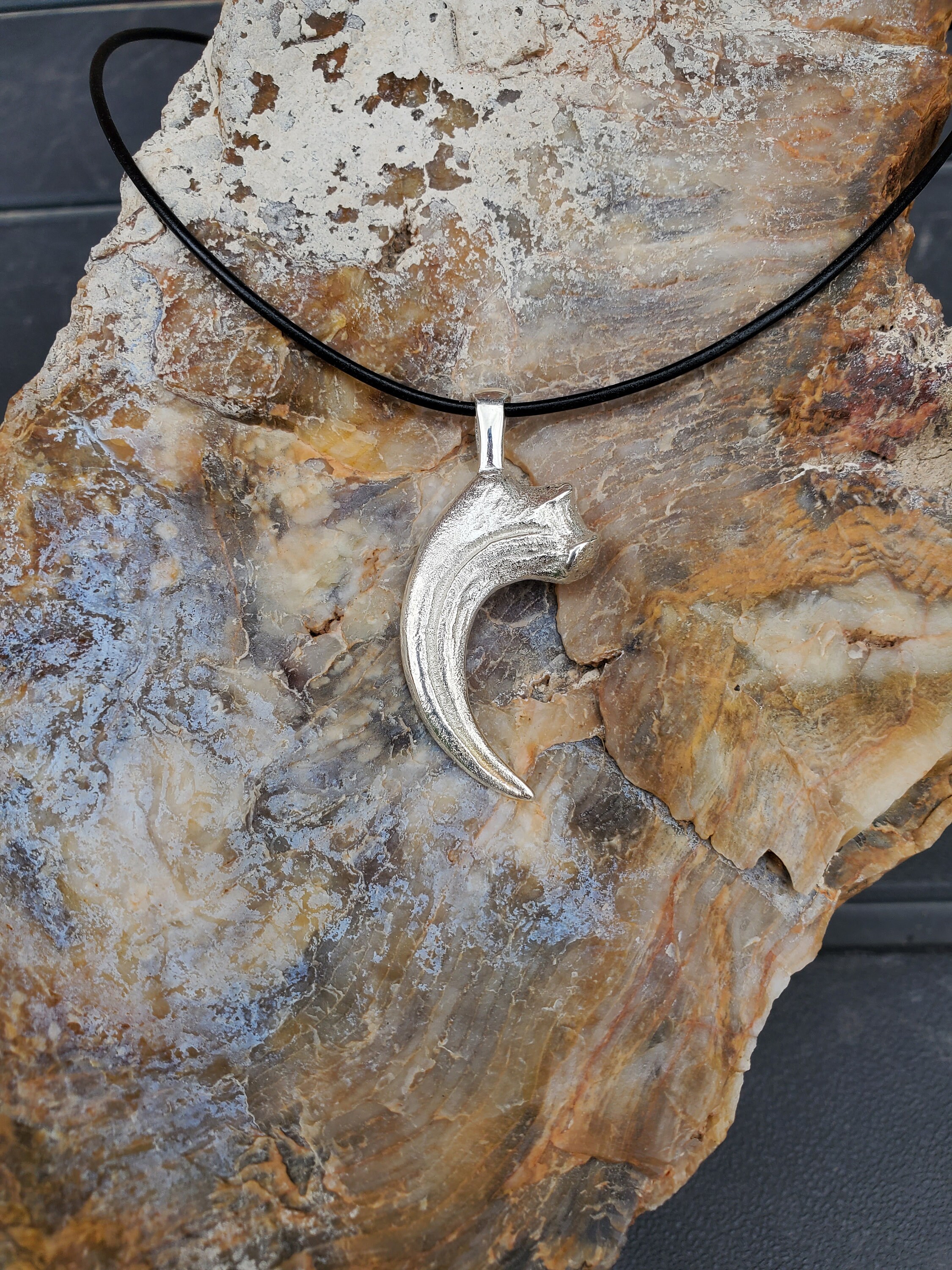 Raptor Claw Pendant Cast in Solid Sterling Silver - Etsy