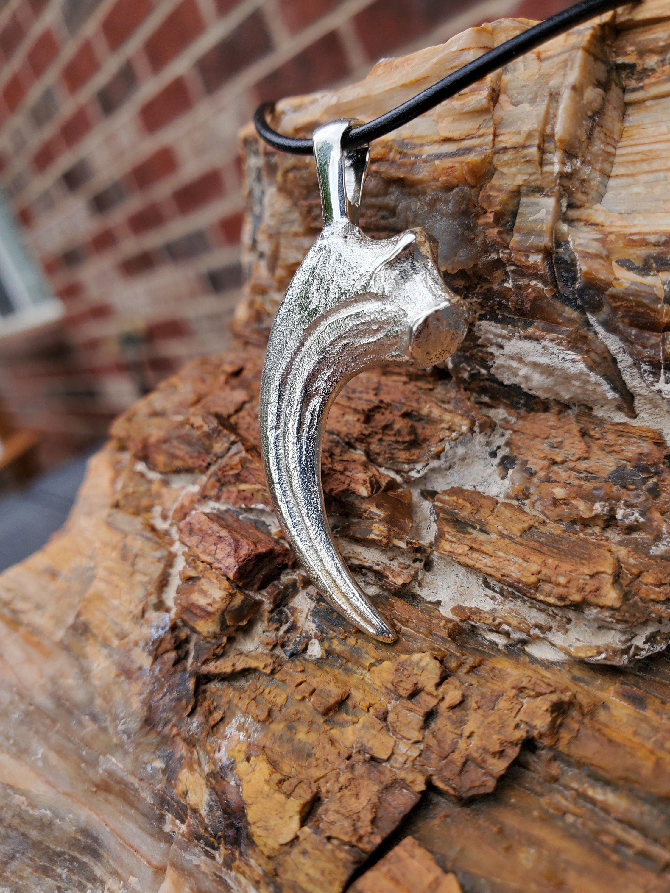 Raptor Claw Pendant Cast in Solid Sterling Silver - Etsy