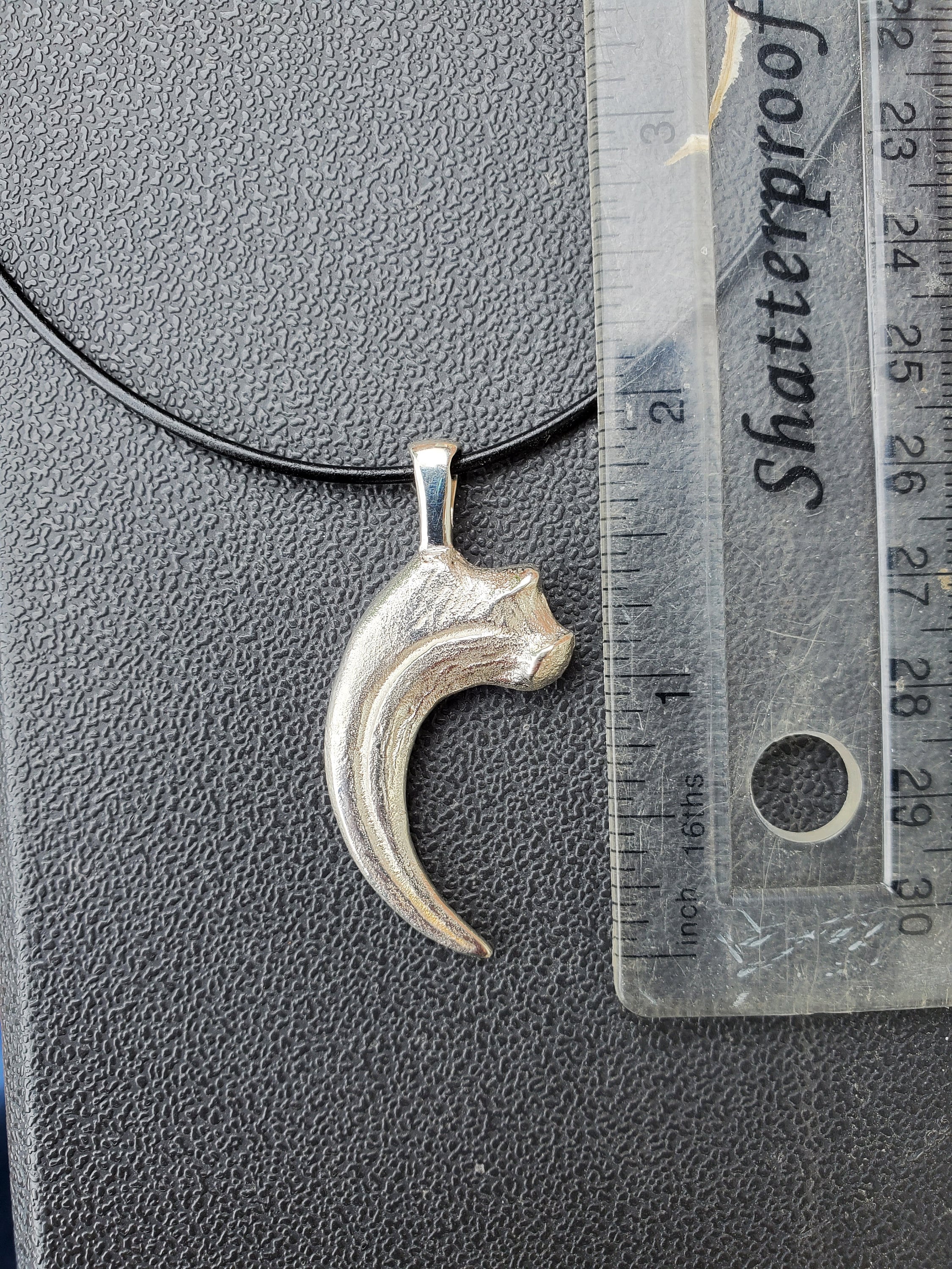 Raptor Claw Pendant Cast in Solid Sterling Silver - Etsy