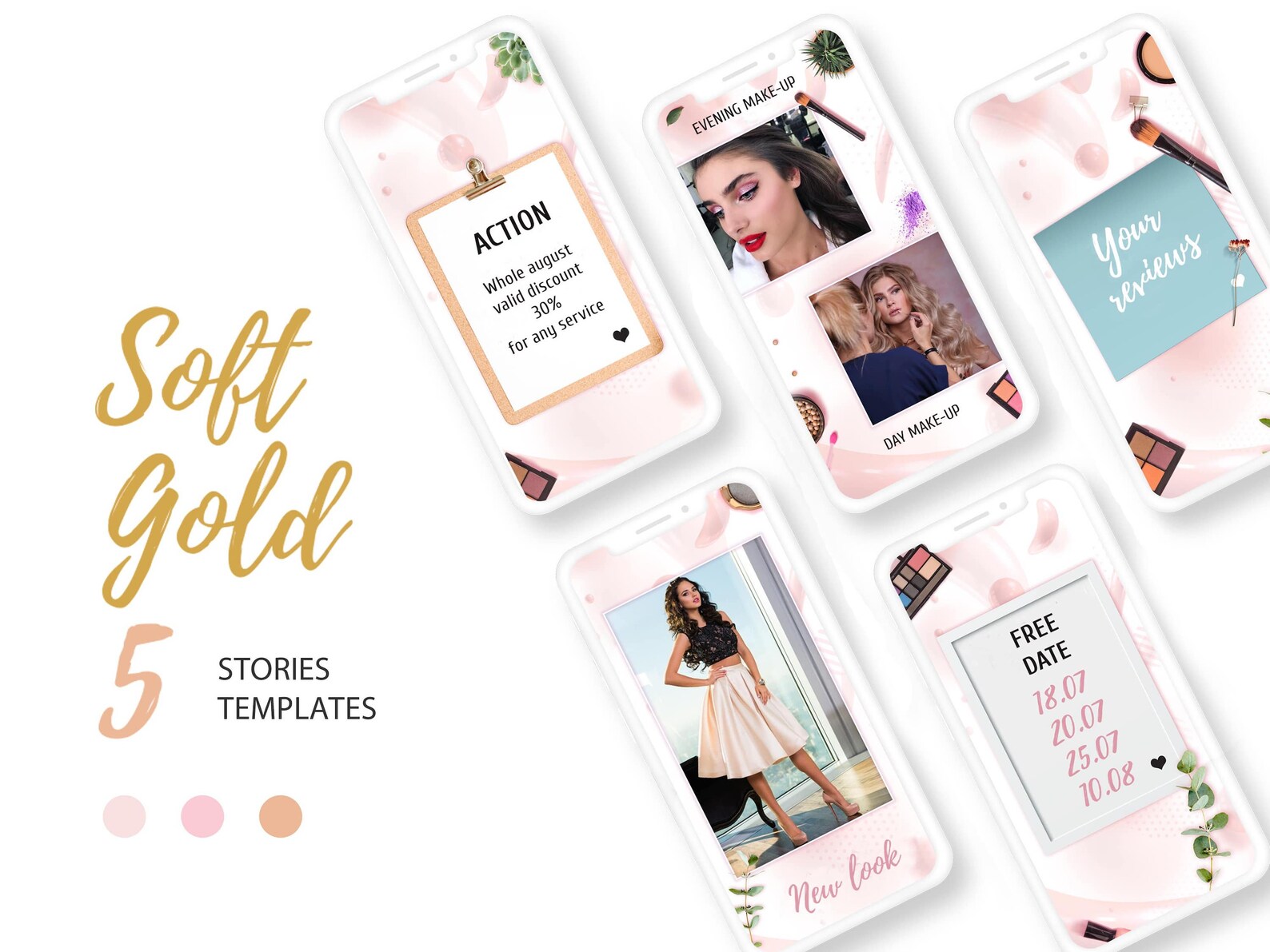 Beauty Salon Canva Templates | Template Kit | Instagram Story | Hair ...