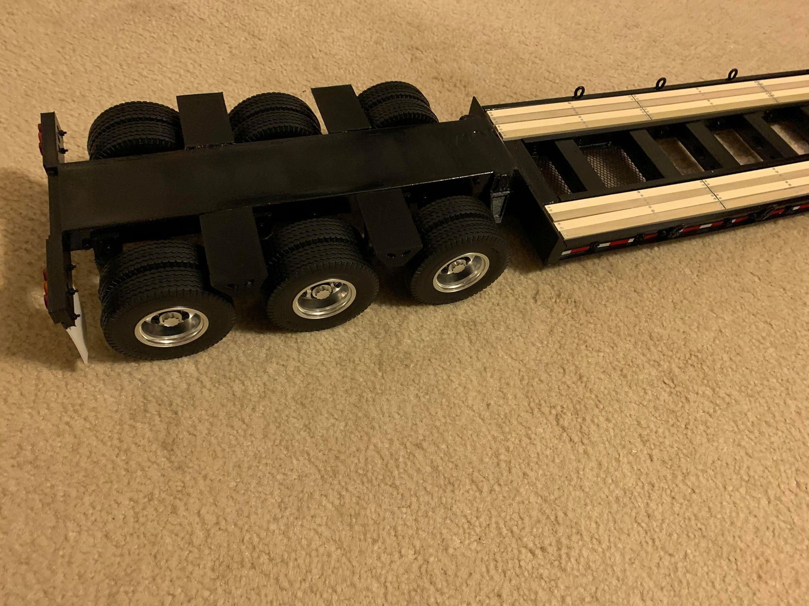 3D Printed .stl Files for Lowboy Trailer 1/14 Tamiya King Grand Hauler ...