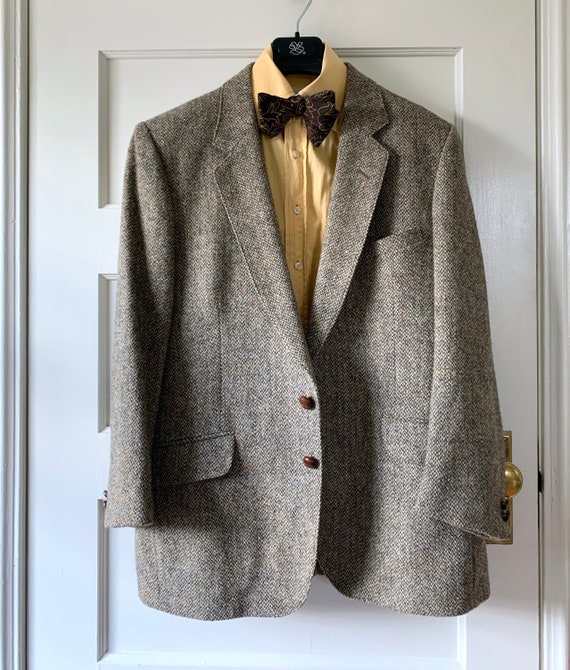 Mens Vintage Tweed Jacket Mens Tweed Blazer Mens Twe Gem