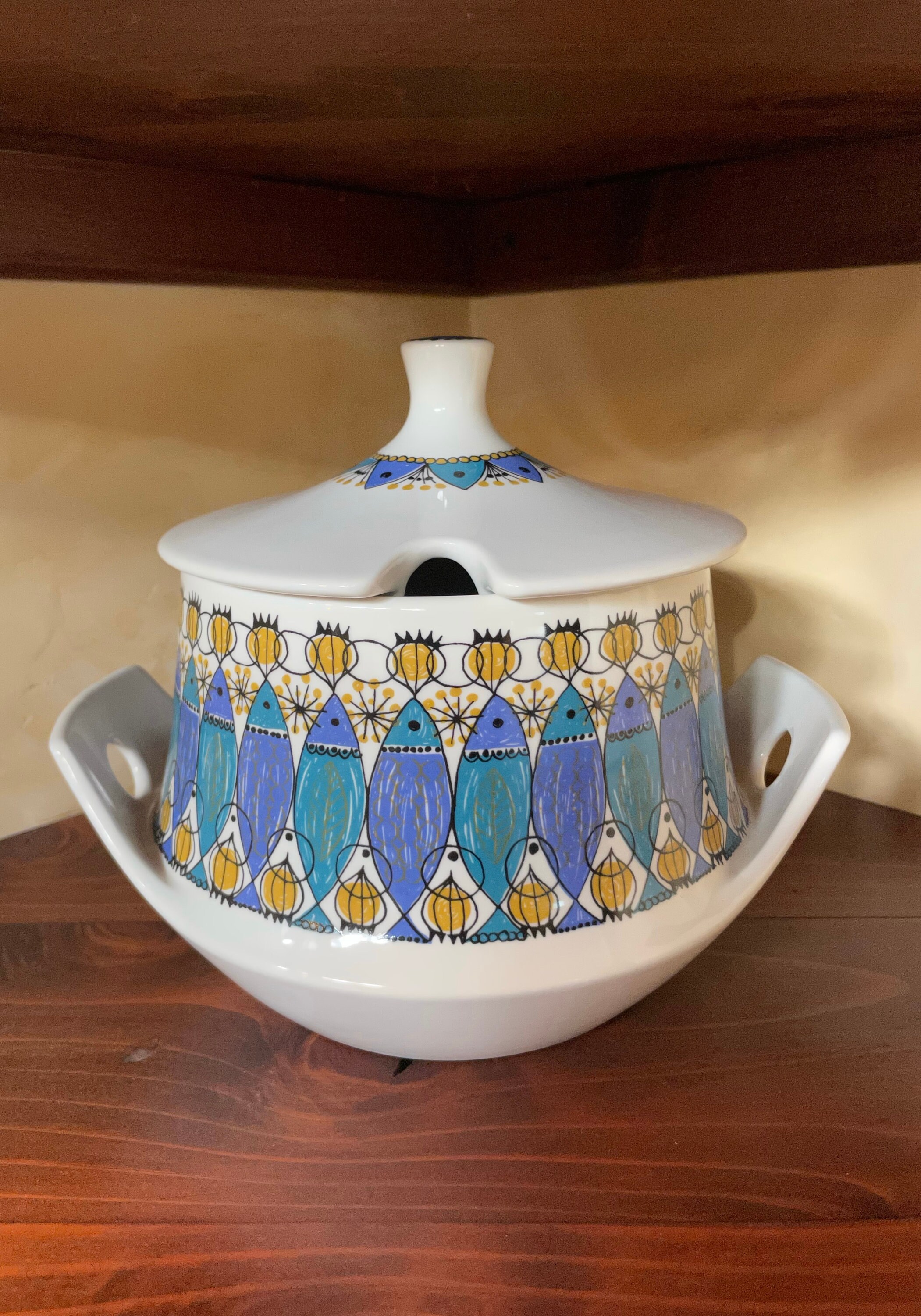 Vintage Soup Tureen by Figgjo Flint/clupea Pattern From the 60s/mid ...