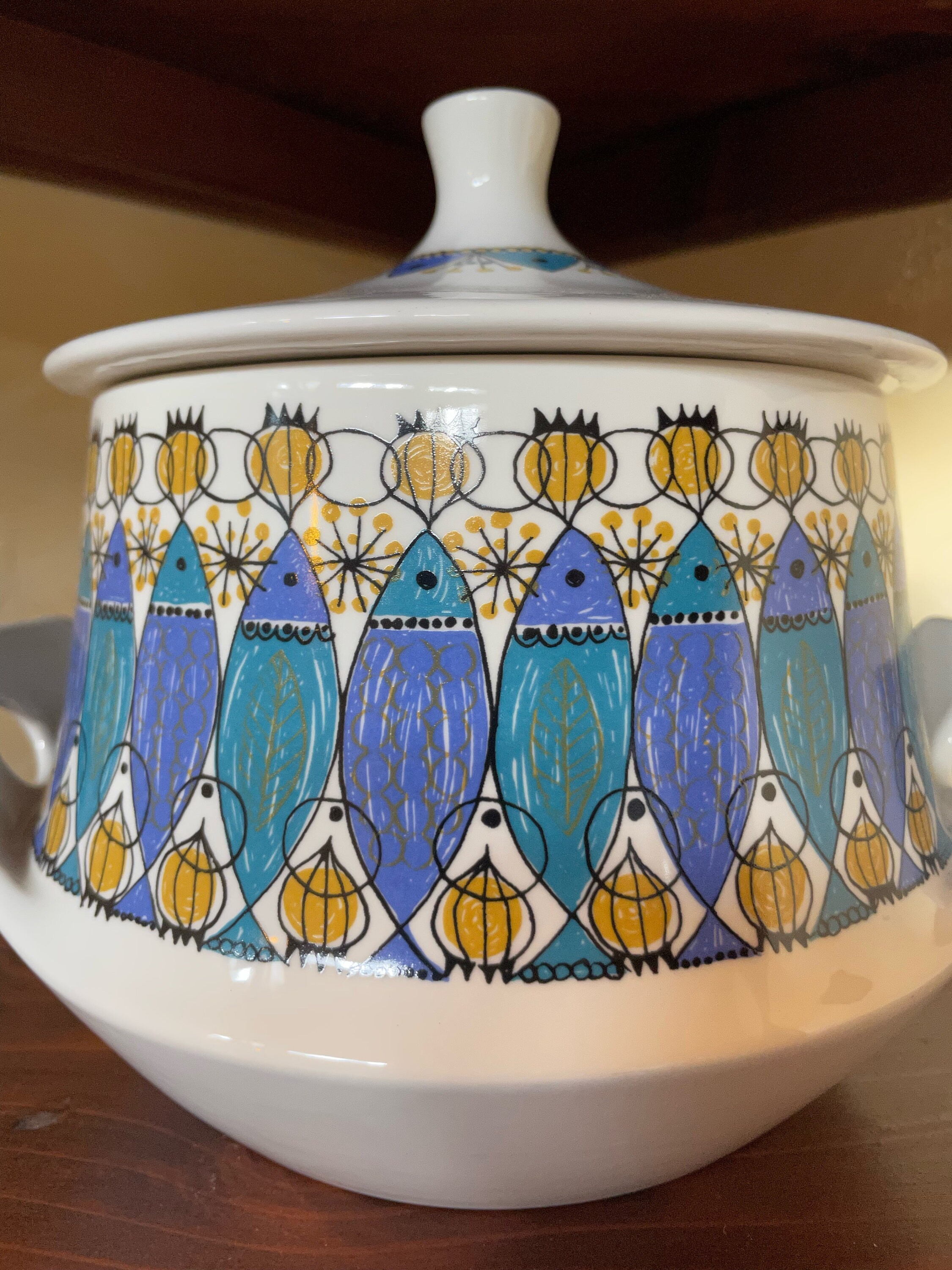 Vintage Soup Tureen by Figgjo Flint/clupea Pattern From the 60s/mid ...