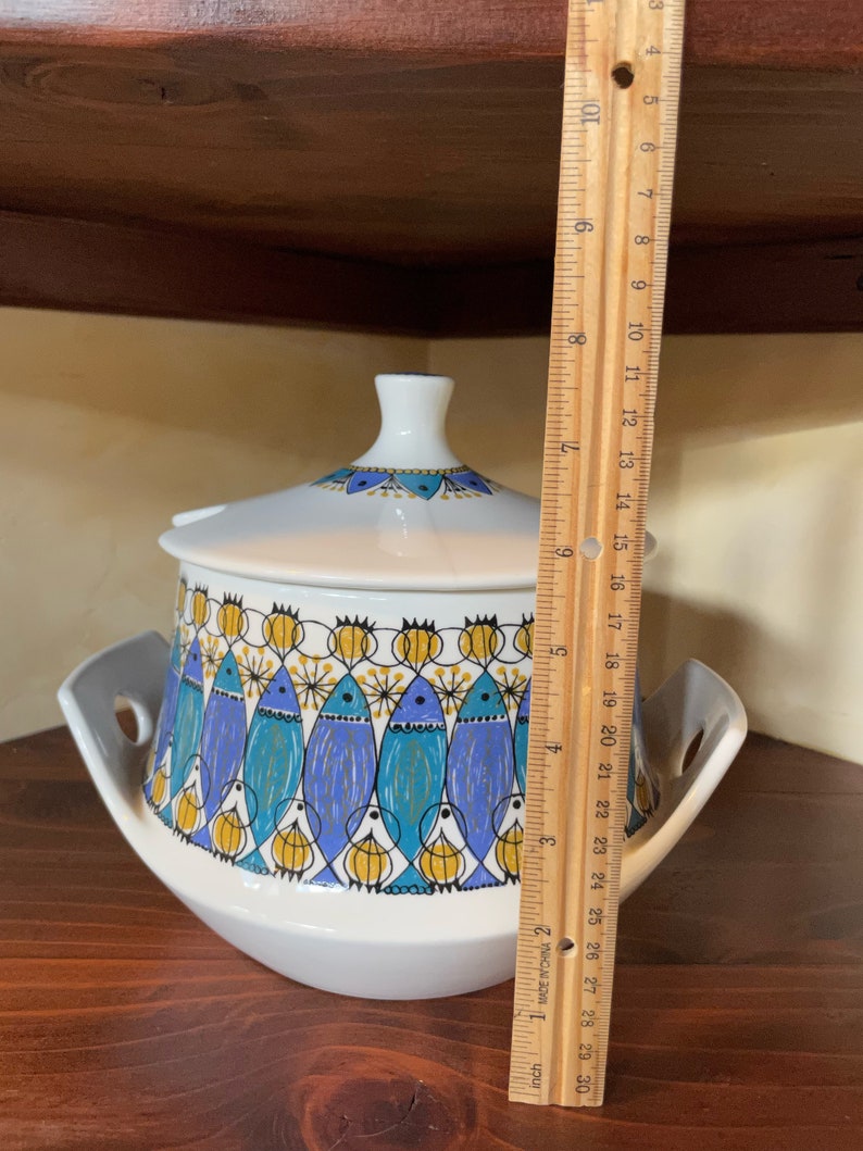 Vintage Soup Tureen by Figgjo Flint/clupea Pattern From the 60s/mid ...