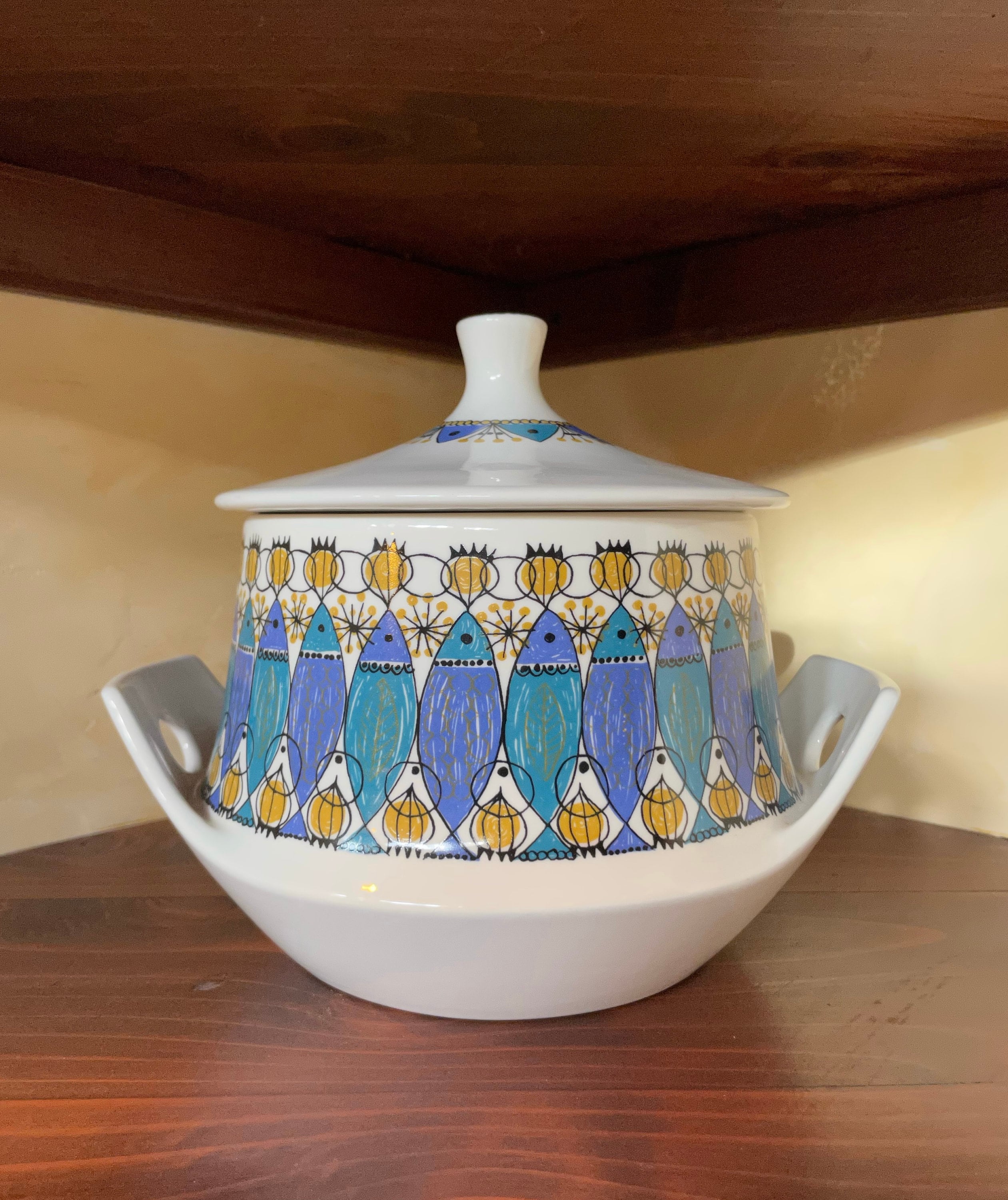 Vintage Soup Tureen by Figgjo Flint/clupea Pattern From the 60s/mid ...