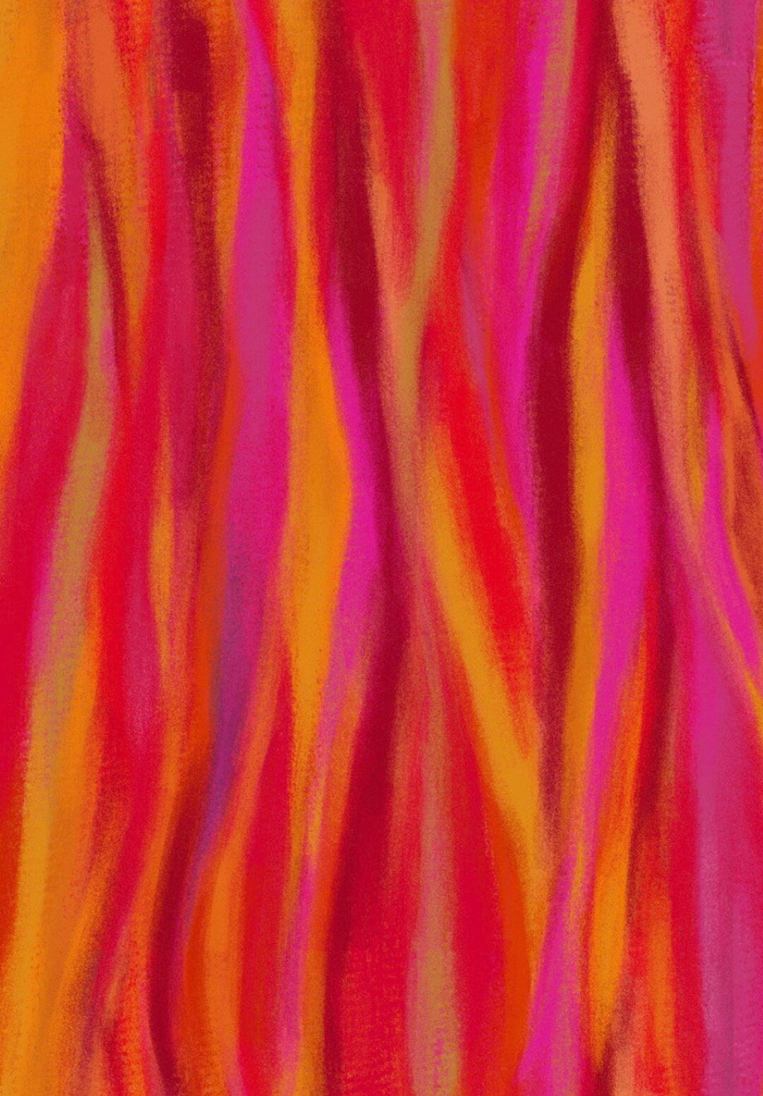 Magenta, Fuschia and Yello Wave Stripe, in Motion, Fabric by Melissa ...