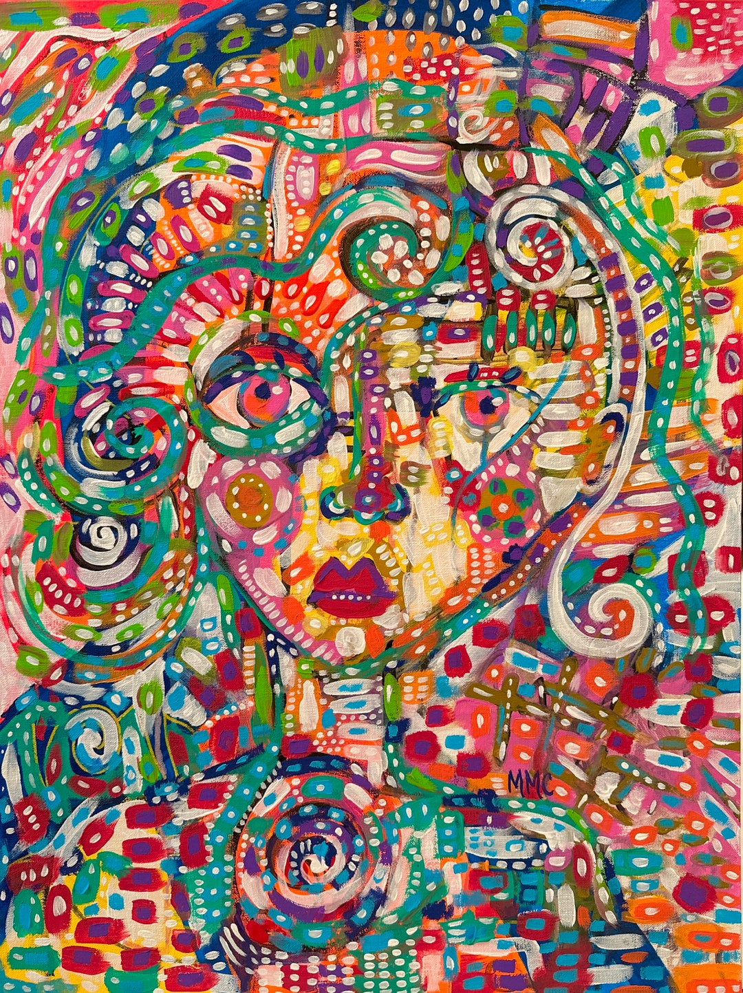 Colorful Abstract Art Painting - Original Acrylic Painting - 'its Just ...