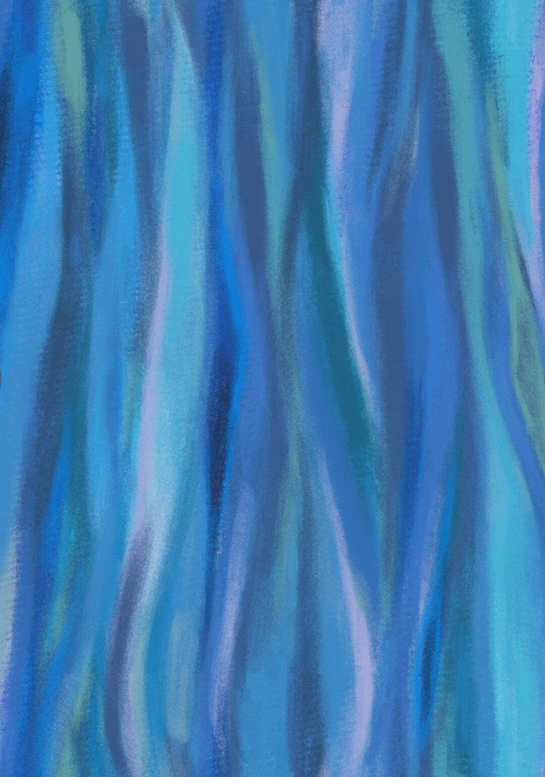 Sky, Blue and Light Blue Wave Stripe, in Motion, Fabric by Melissa ...
