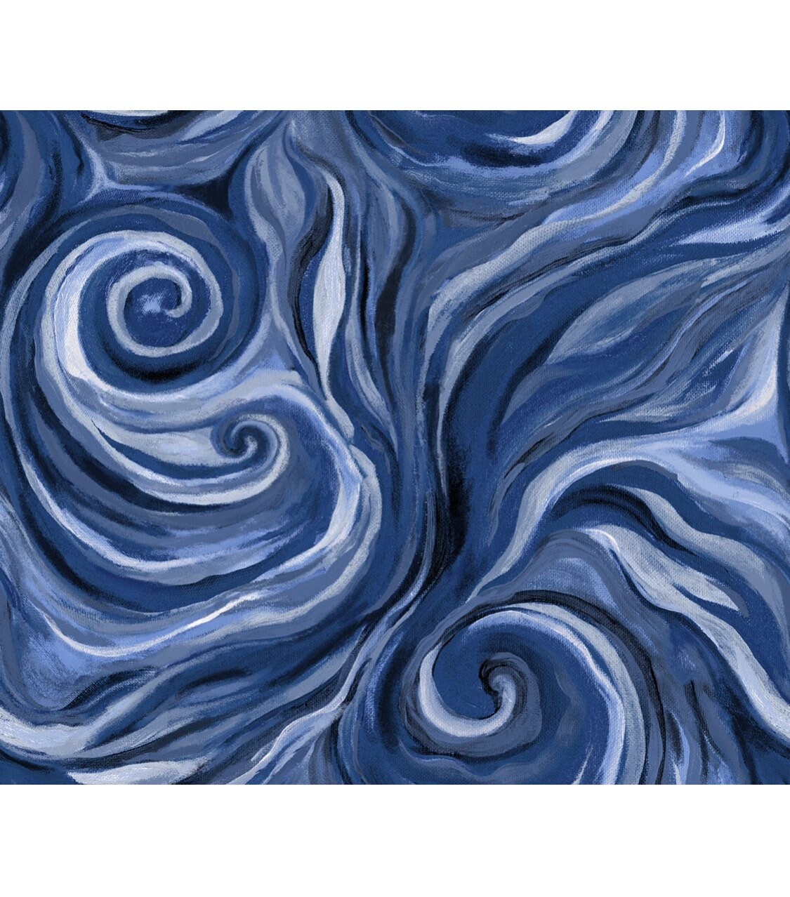 Swirl Sensation Blue Navy Fabric Impressions Collection by Melissa ...