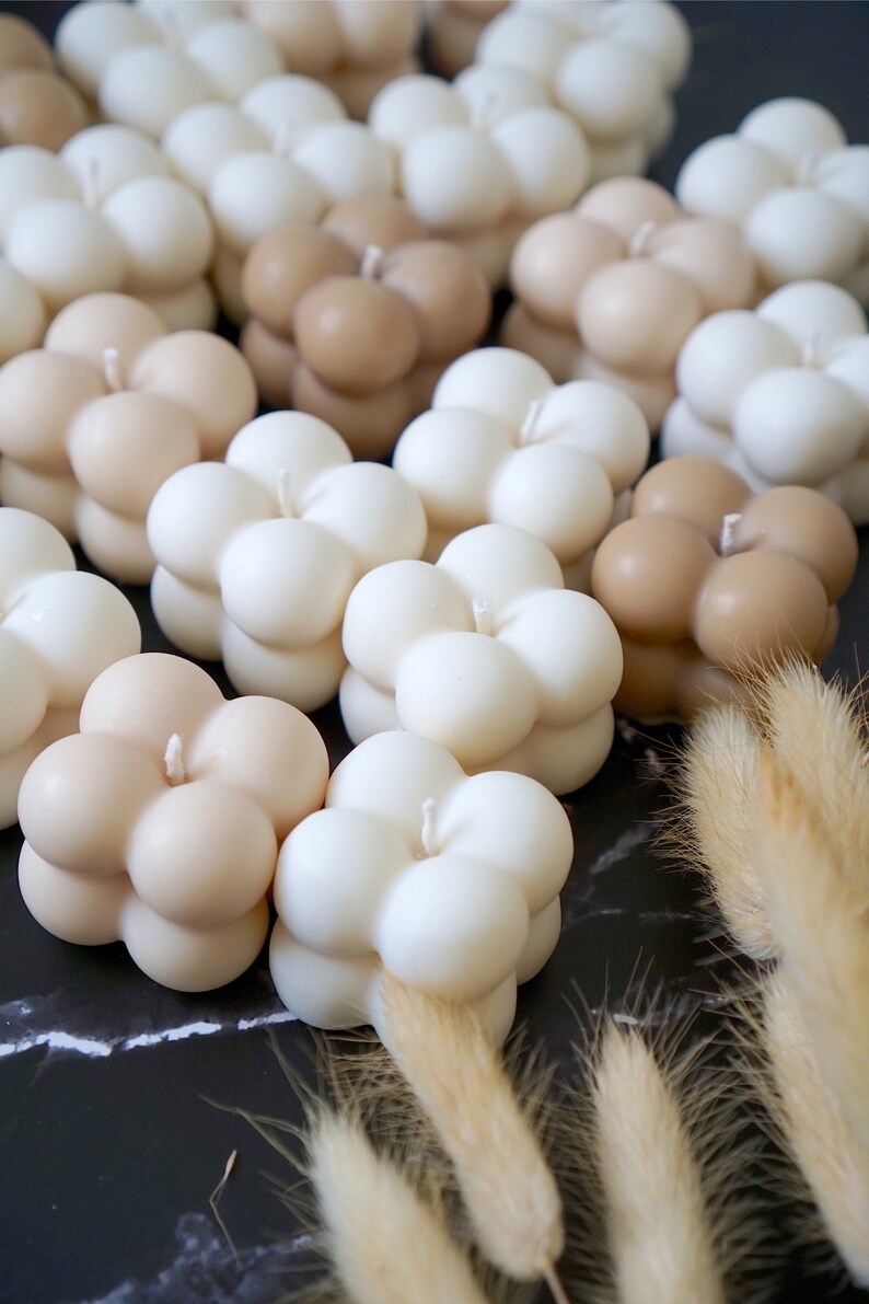 Personalized Mini Bubble Candle Wedding Favours Custom - Etsy Canada