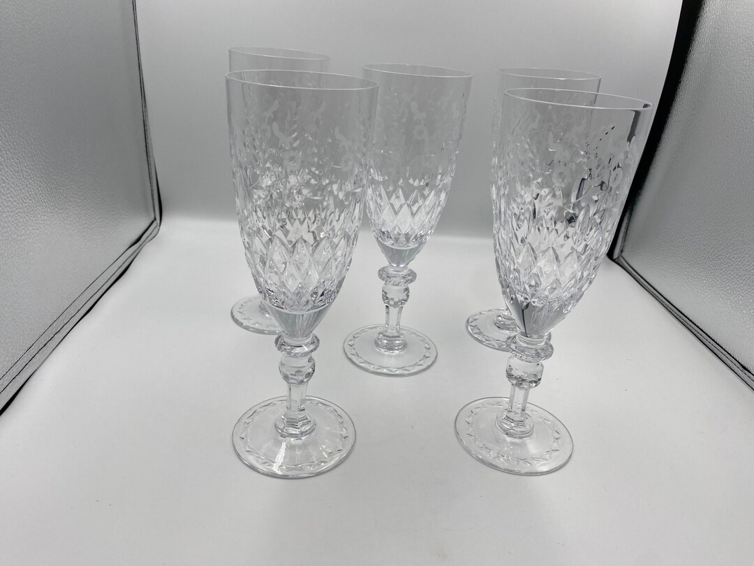 Set of 5 Rogaska Crystal GALLIA Iced Tea Glasses Large - Etsy