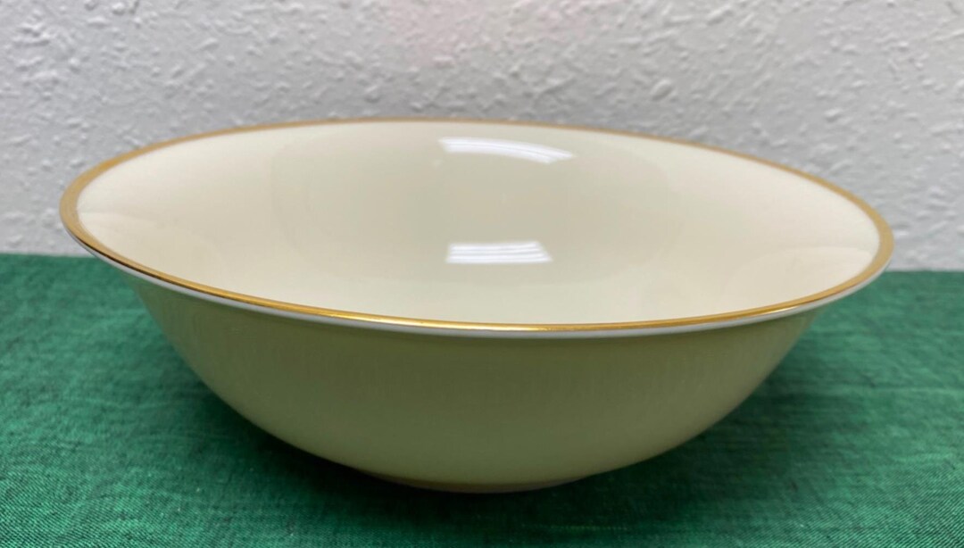 Lenox Fine China MANSFIELD Large Serving Bowl Discontinued - Etsy