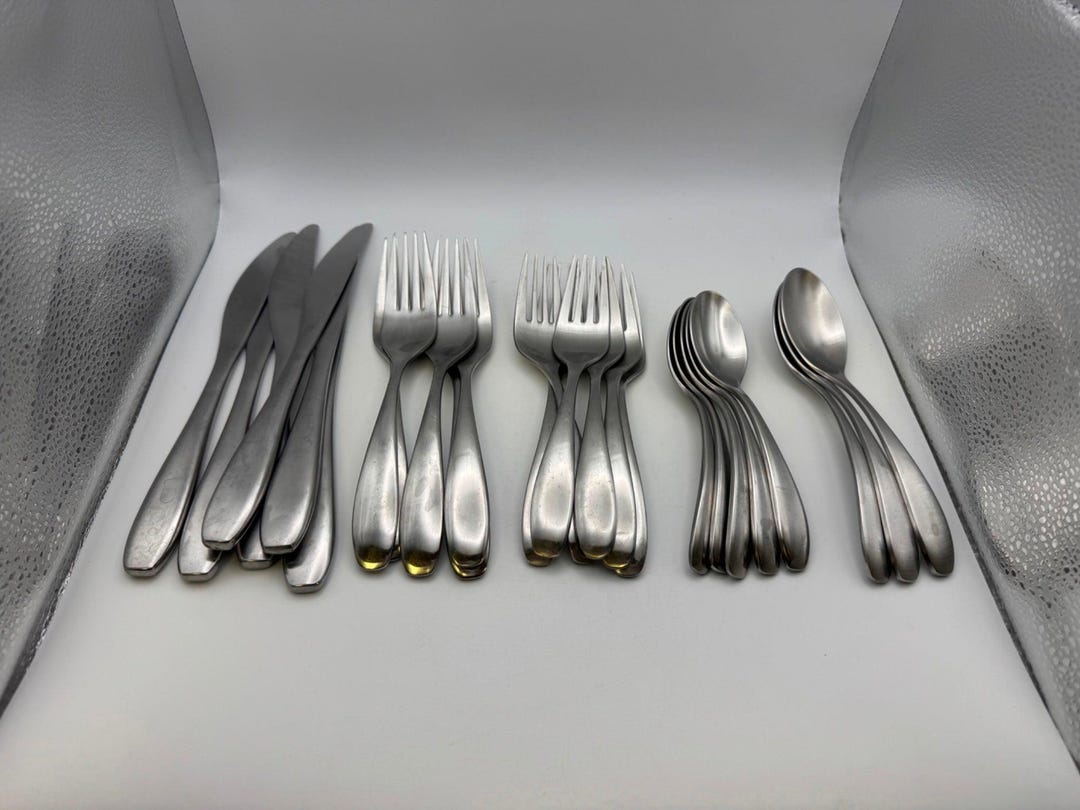 Oneida 18/10 Stainless STAFFORD 25 Piece Lot - Etsy