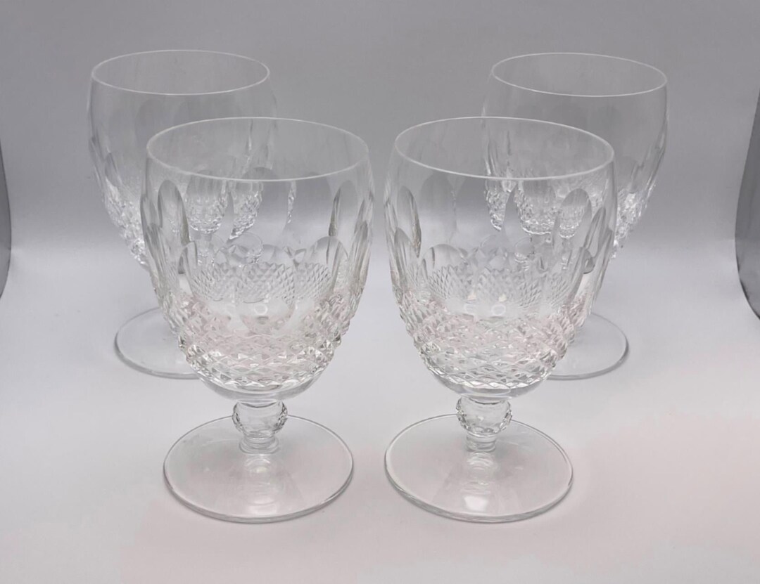 Set of 4 Waterford Crystal COLLEEN Short Stem Water Goblets Glasses - Etsy