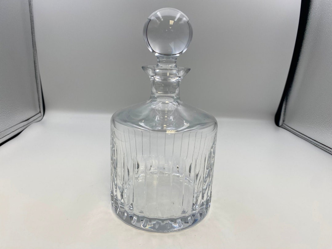 Rogaska Crystal Modern Heavy Decanter With Stopper - Etsy