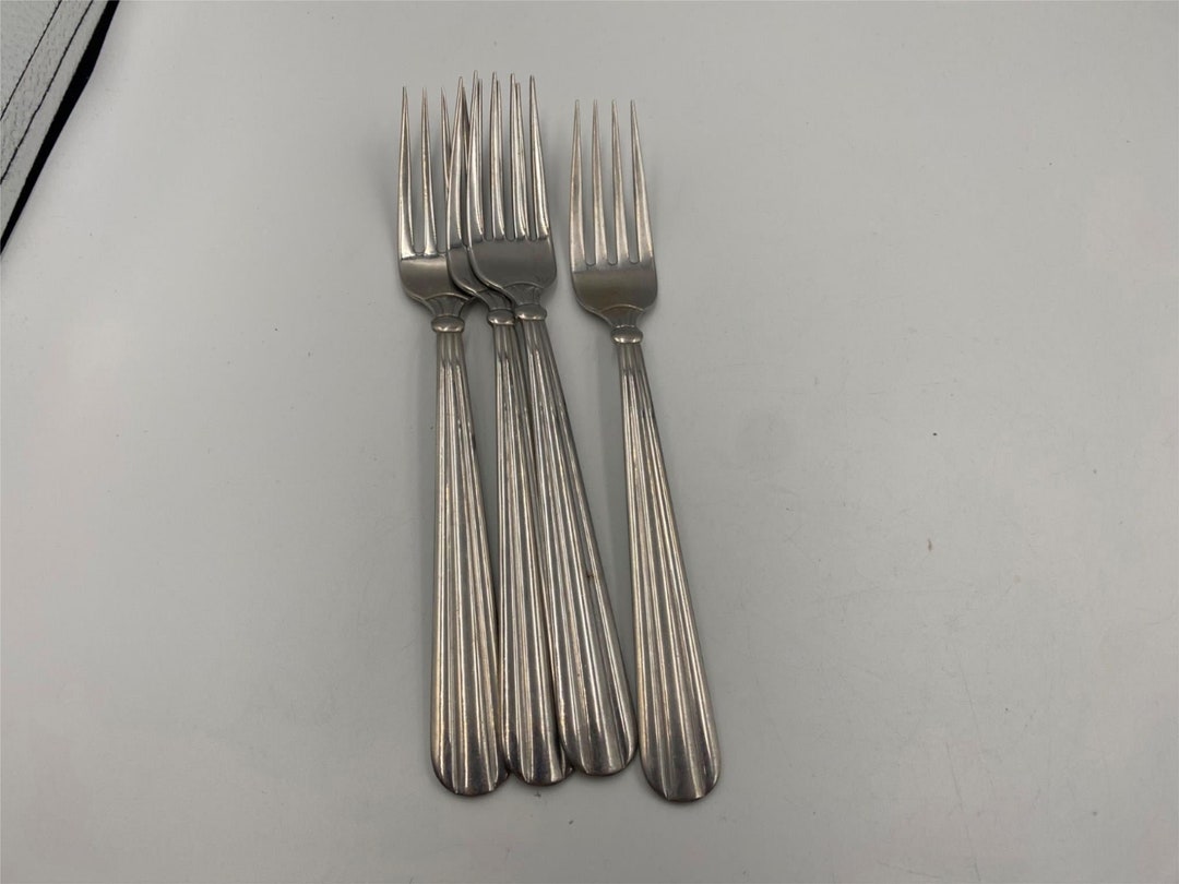 Set of 4 Oneida Stainless Steel UNITY Large Dinner Forks - Etsy